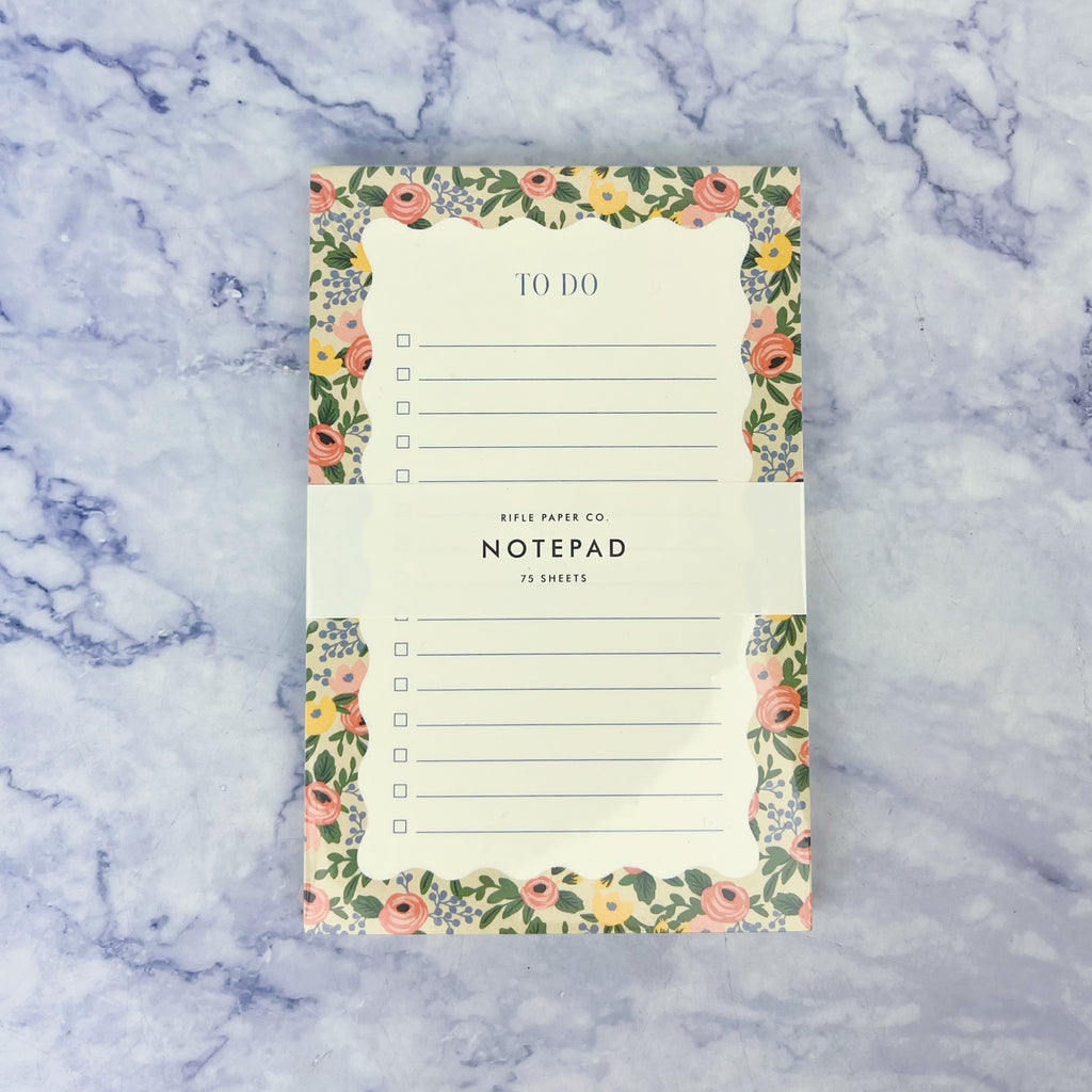 Rosa To-Do Notepad – Freckled Hen