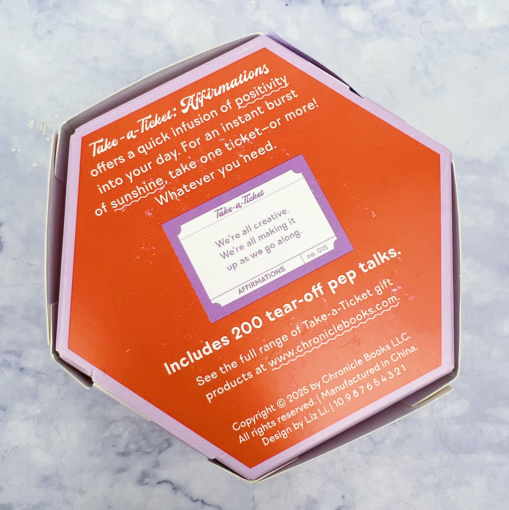 Take-A-Ticket Affirmation Cards – Freckled Hen